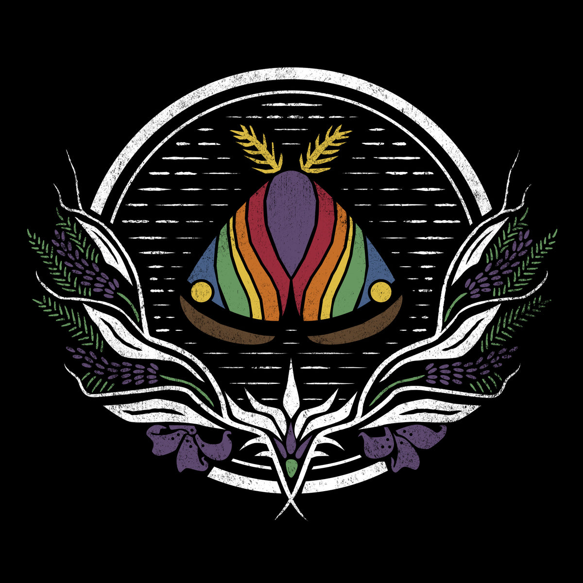 Pride Moth Shirt – Crowglass Design